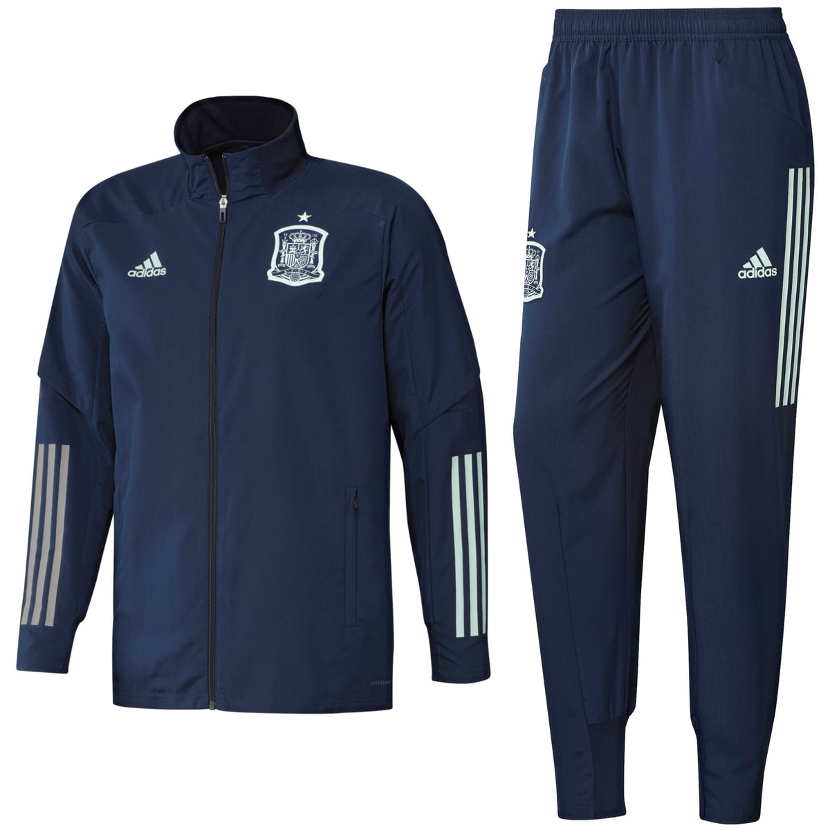 Spain navy presentation Soccer tracksuit 2020/21 - Adidas ...