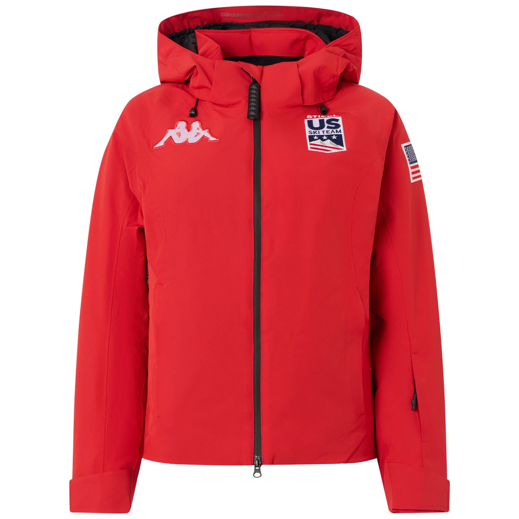 Women's US Ski Team waterproof padded jacket Winter Olympics 2026 Red ...