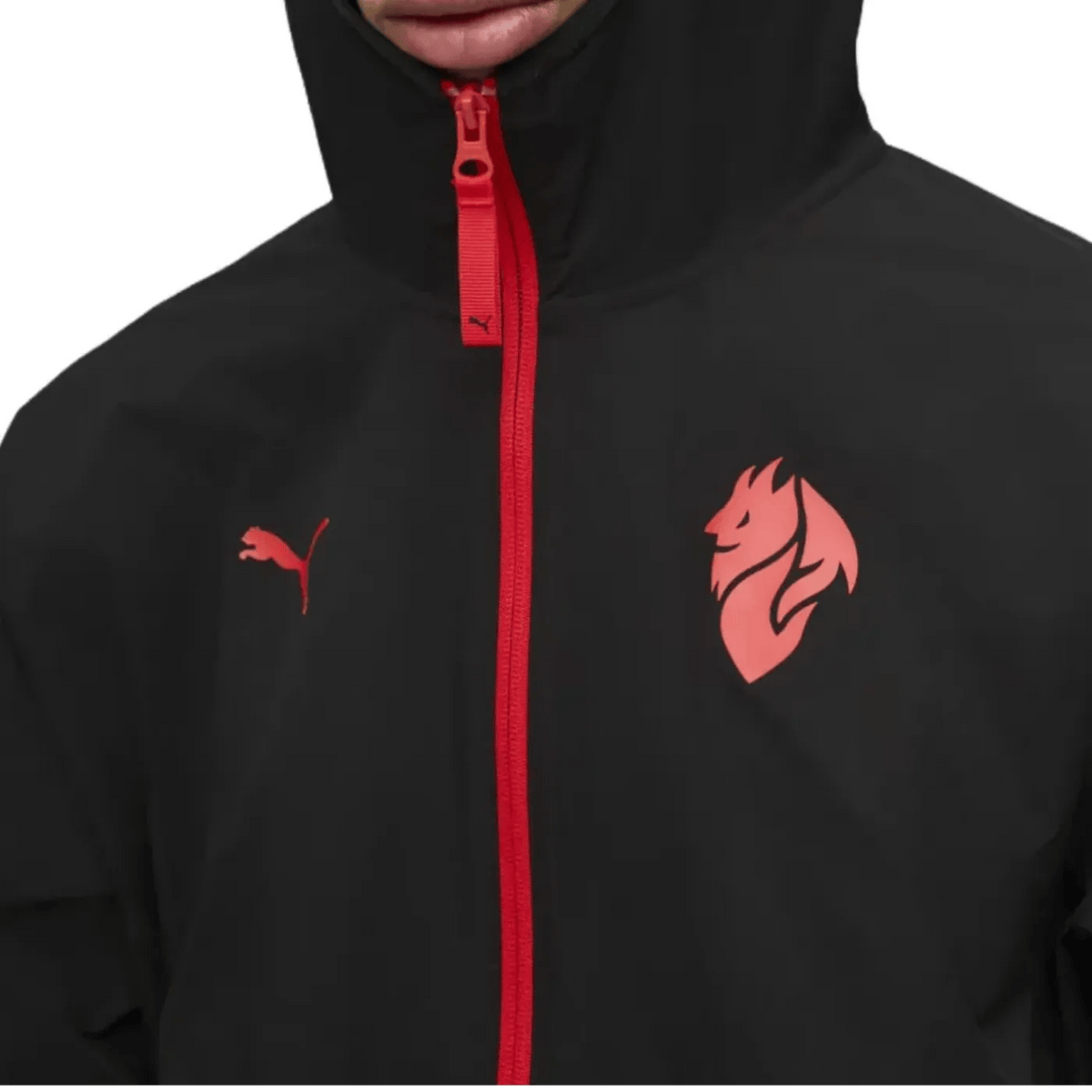 AC Milan black woven presentation soccer tracksuit 2025/26 - Puma ...
