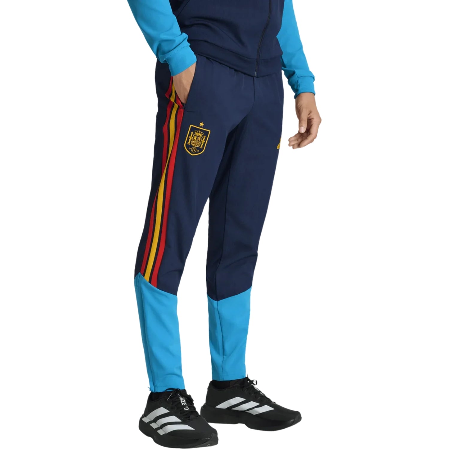 Adidas Spain navy Presentation Tracksuit 2026/27 -SoccerTracksuits.com