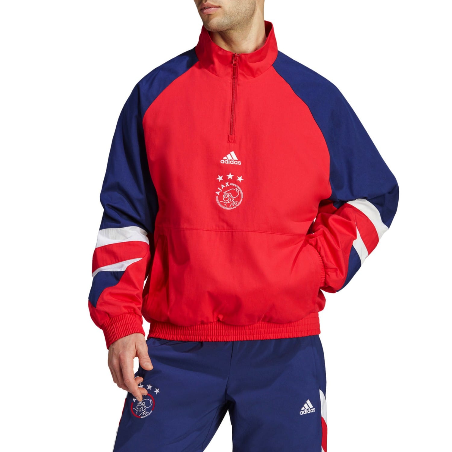 Ajax Amsterdam Icon fans presentation Soccer tracksuit 2023 - Adidas ...