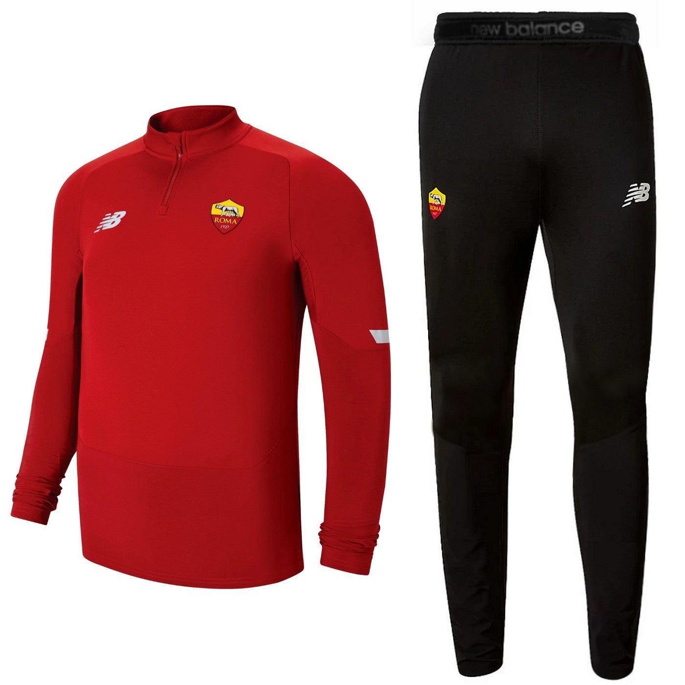 AS Roma training technical Soccer tracksuit 2021/22 - New Balance ...