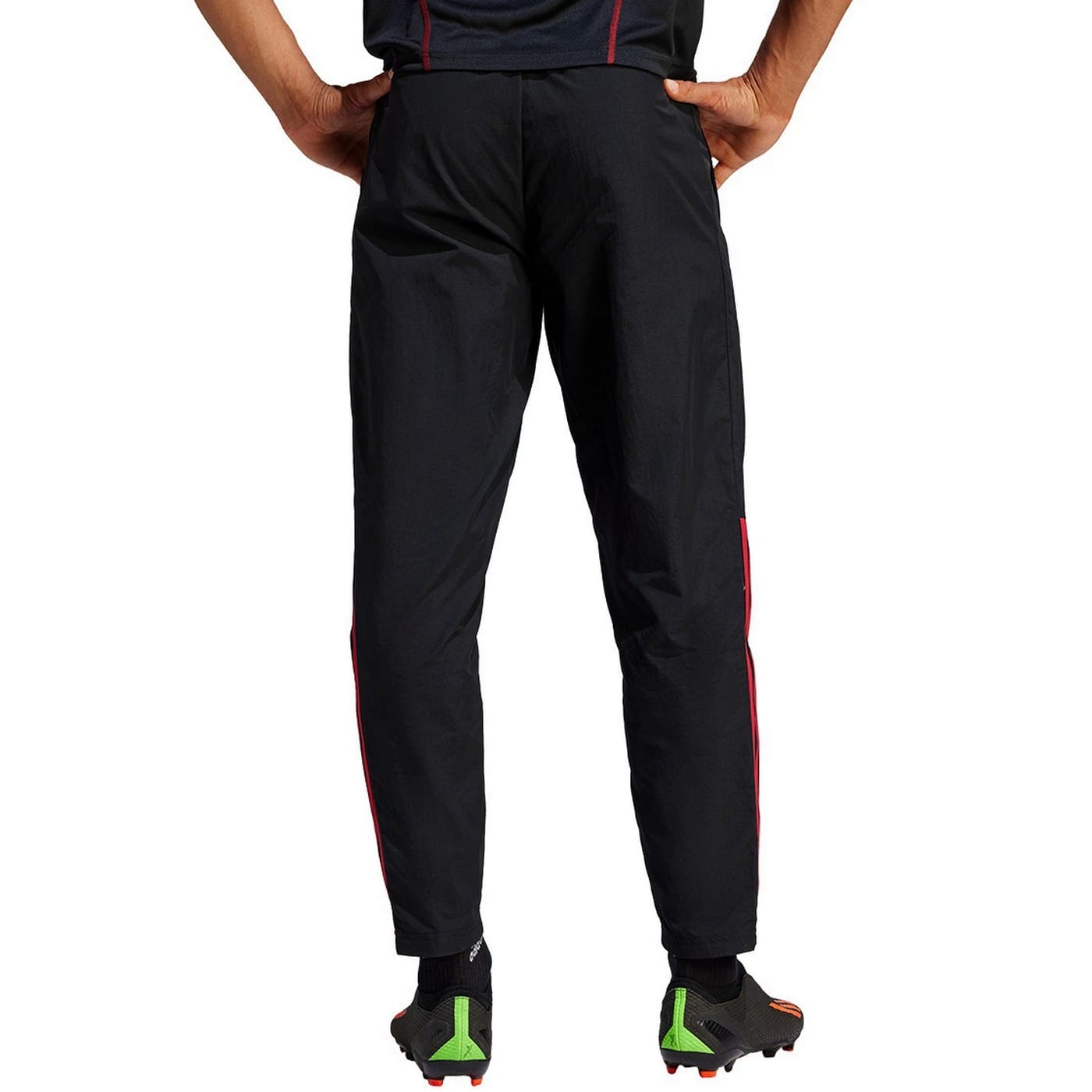 AS Roma black presentation Soccer tracksuit 2023/24 - Adidas ...