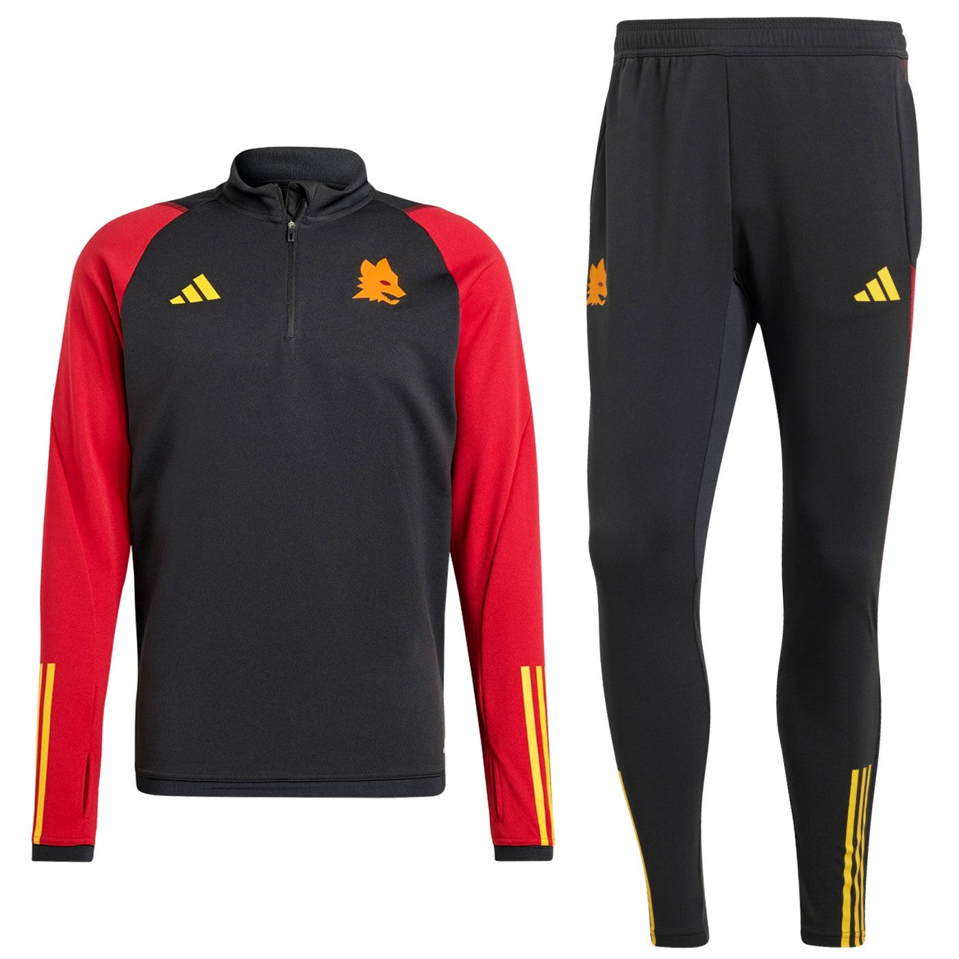 AS Roma training technical Soccer tracksuit 2023/24 - Adidas ...