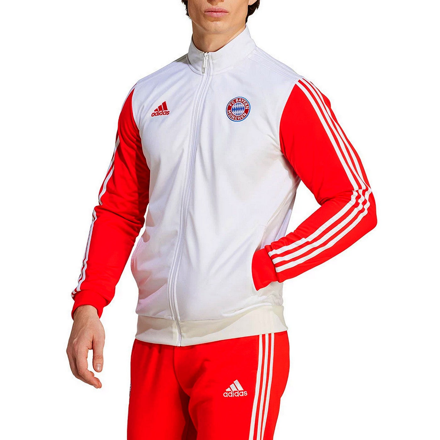 Bayern Munich Casual 3S presentation tracksuit 2023/24 - Adidas ...