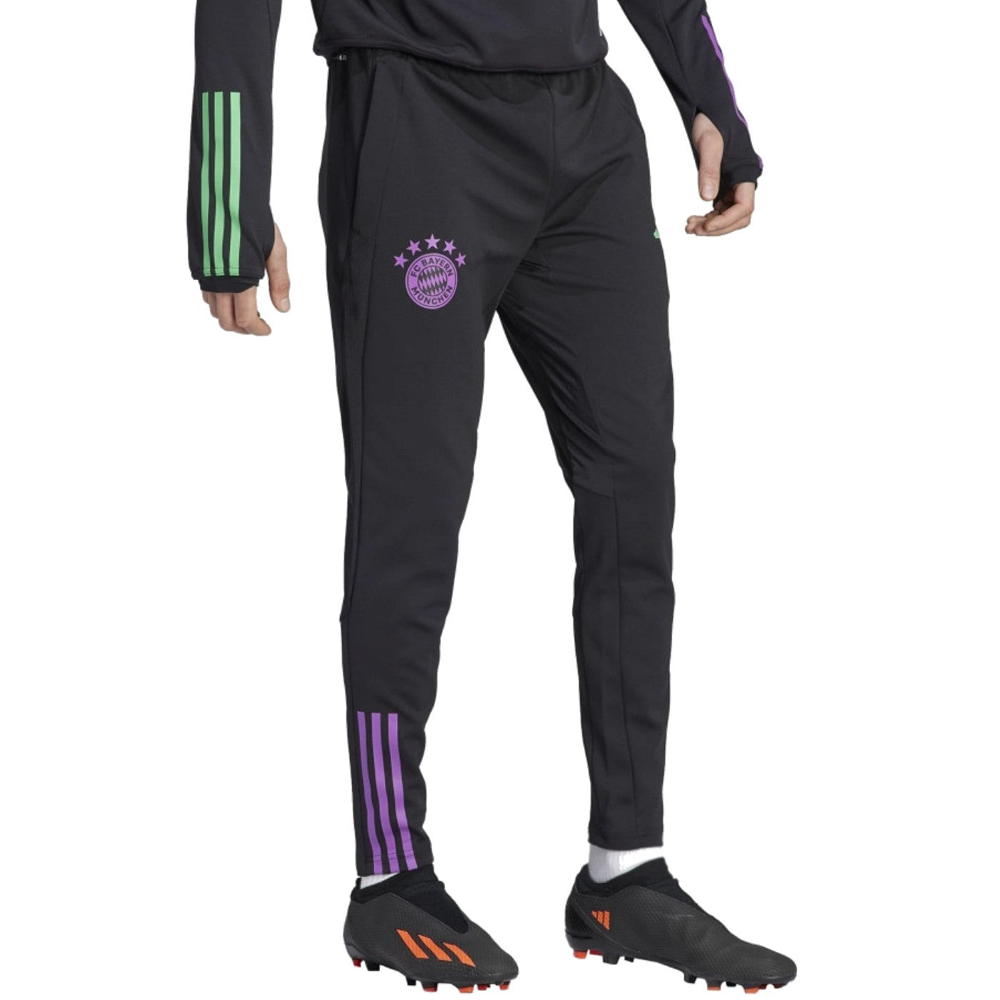 Bayern Munich black hooded training technical tracksuit 2023/24 ...