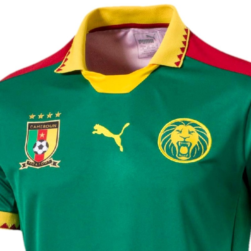 Cameroon national team Home soccer jersey 2017/18 - Puma ...