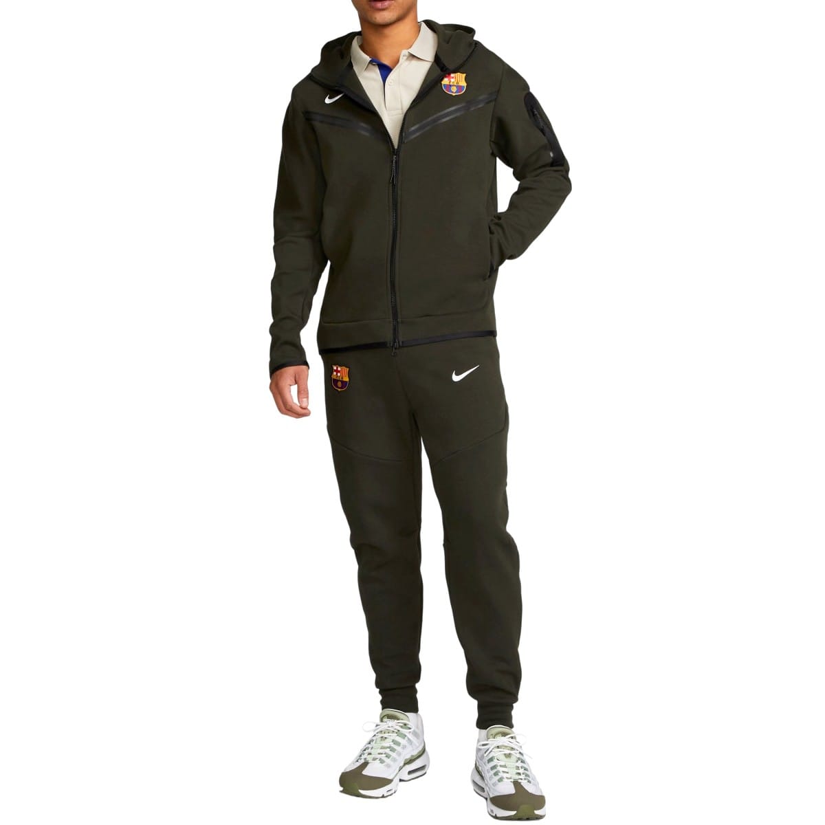 FC Barcelona Tech Fleece presentation tracksuit 2023/24 - Nike ...