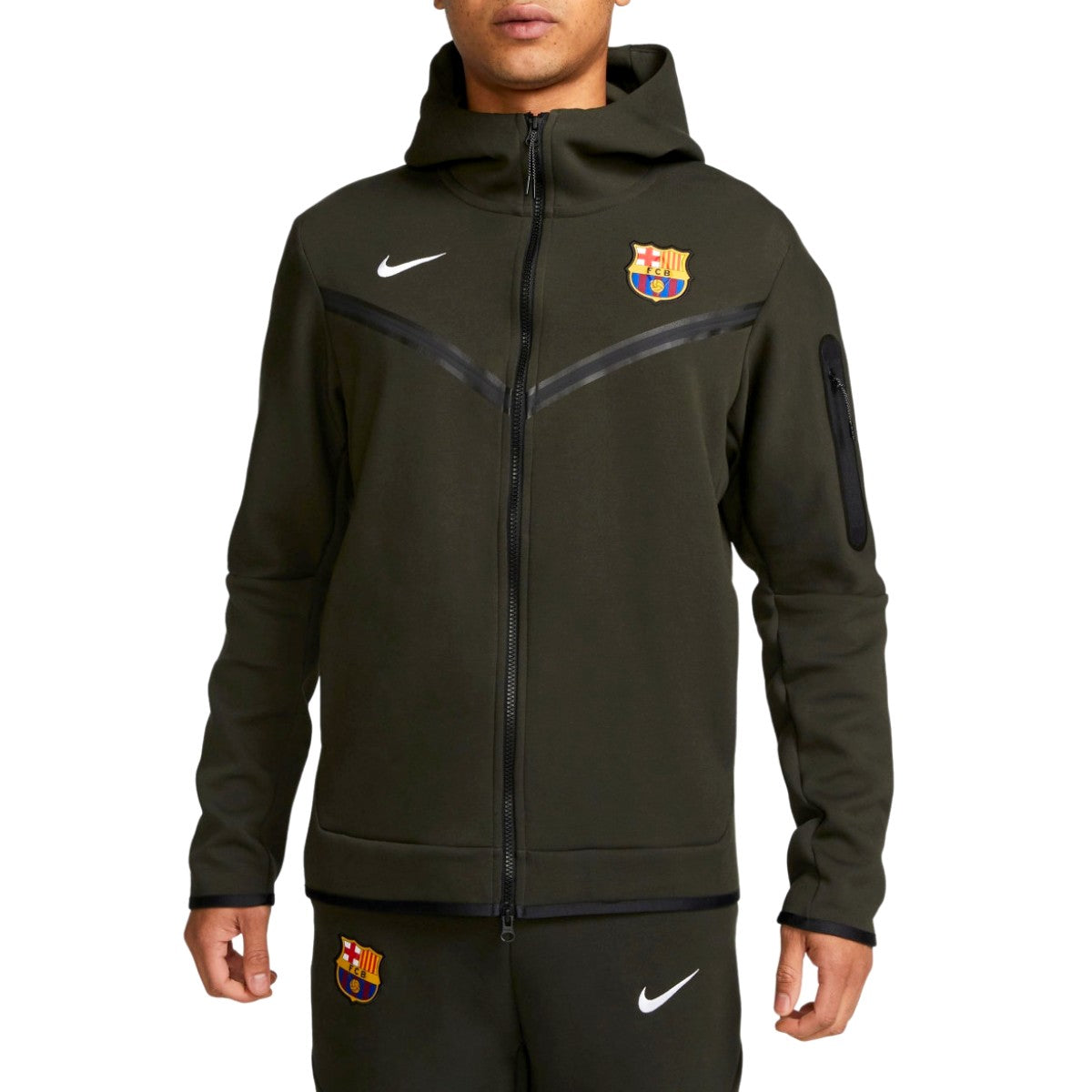 FC Barcelona Tech Fleece presentation tracksuit 2023/24 - Nike ...