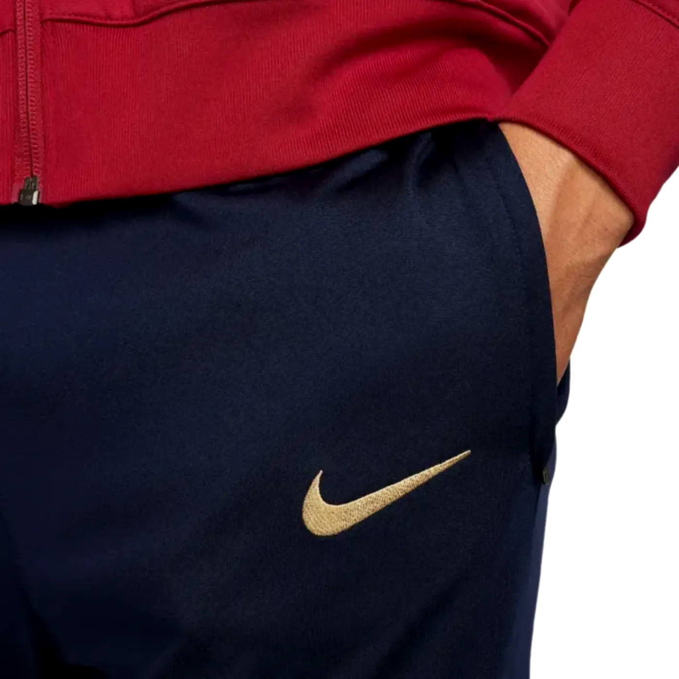 FC Barcelona red/blue training presentation soccer tracksuit 2024 ...