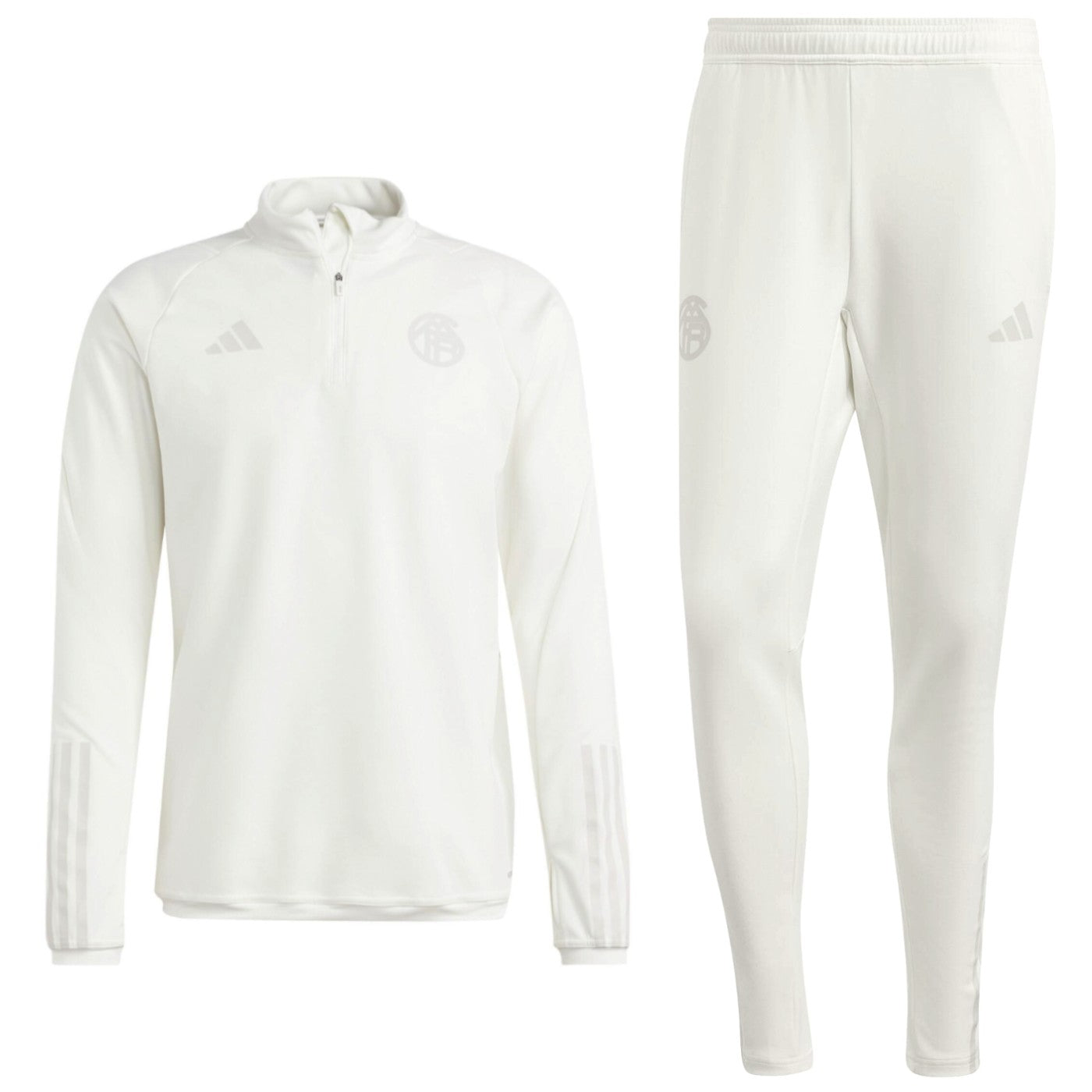 Bayern Munich white UCL training technical tracksuit 2023/24 - Adidas ...