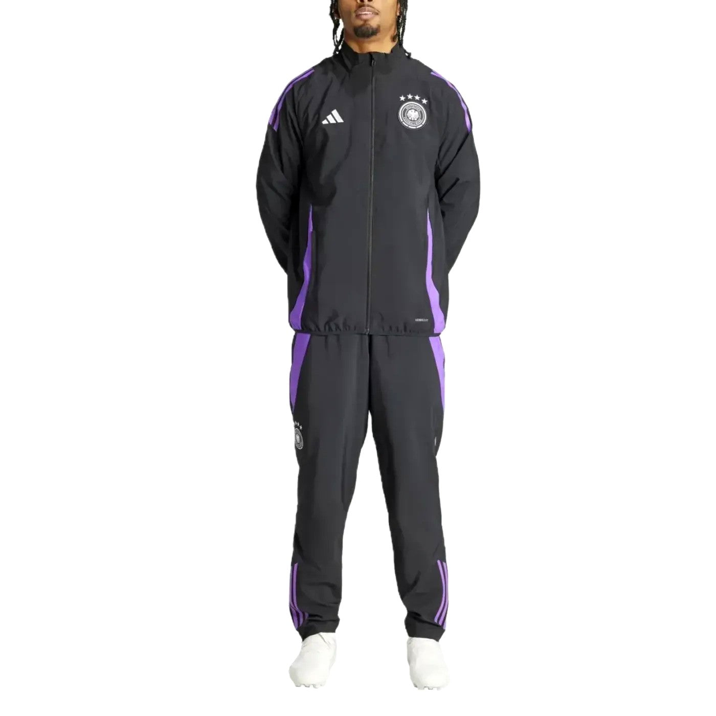 Germany black training presentation Soccer tracksuit 2024/25 - Adidas ...
