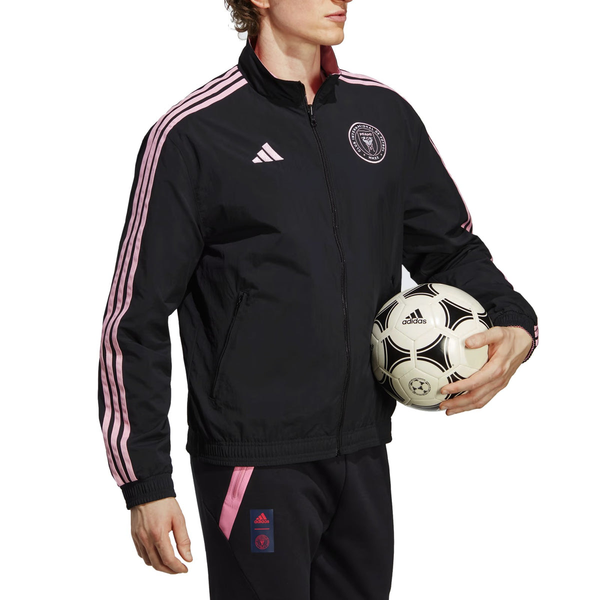 Inter Miami pre-match presentation Soccer jacket 2023 - Adidas ...