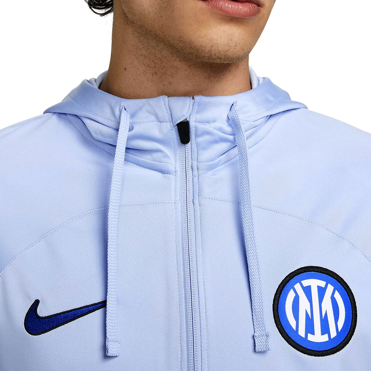 Inter Milan light blue hooded presentation tracksuit 2023/24 - Nike ...