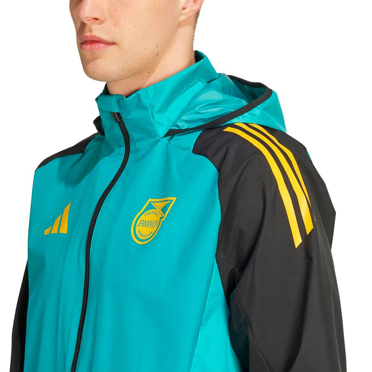 Jamaica soccer training rain jacket 2024/25 - Adidas – SoccerTracksuits.com