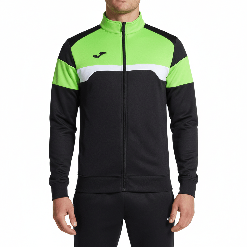 Danubio III Elite training Tracksuit European Style Slim-Fit - Black ...