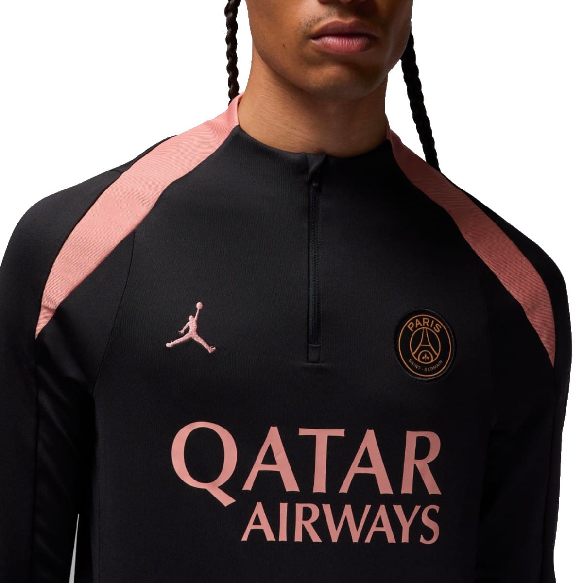 Jordan x PSG black UCL training technical sweat top 2024/25 - Jordan ...