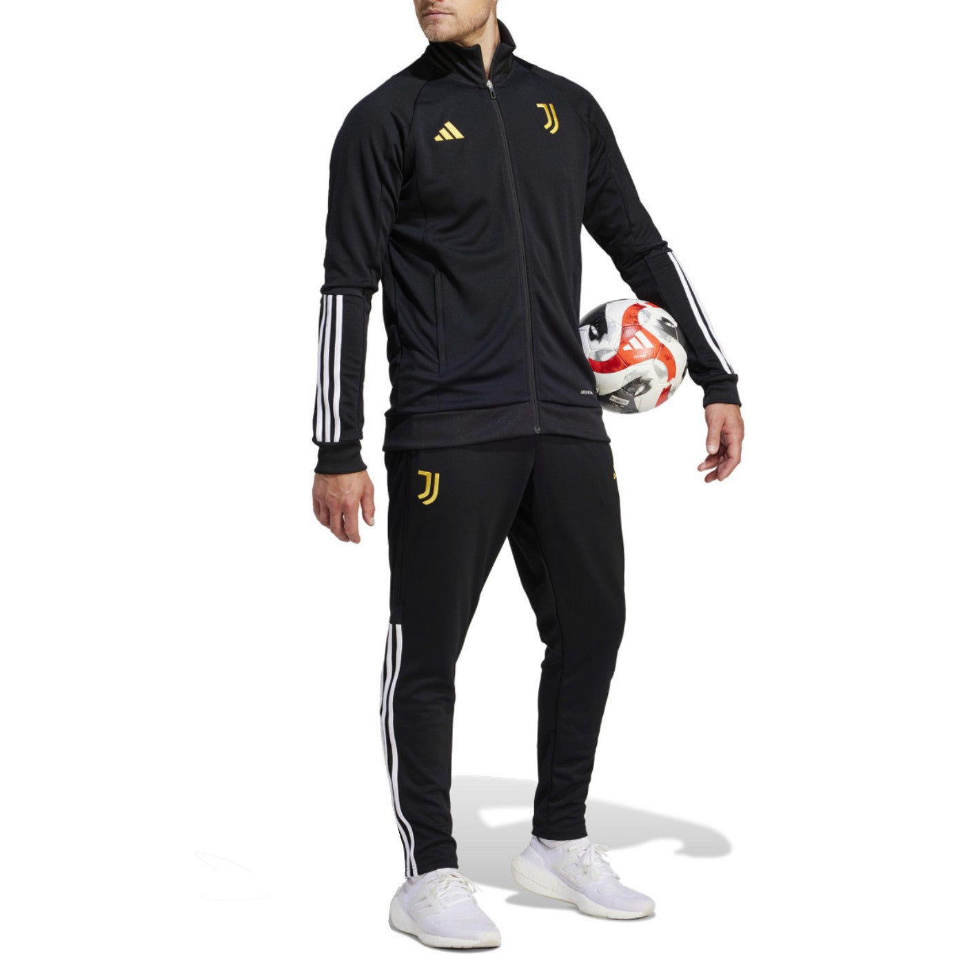 Juventus black training bench tracksuit 2023/24 - Adidas ...