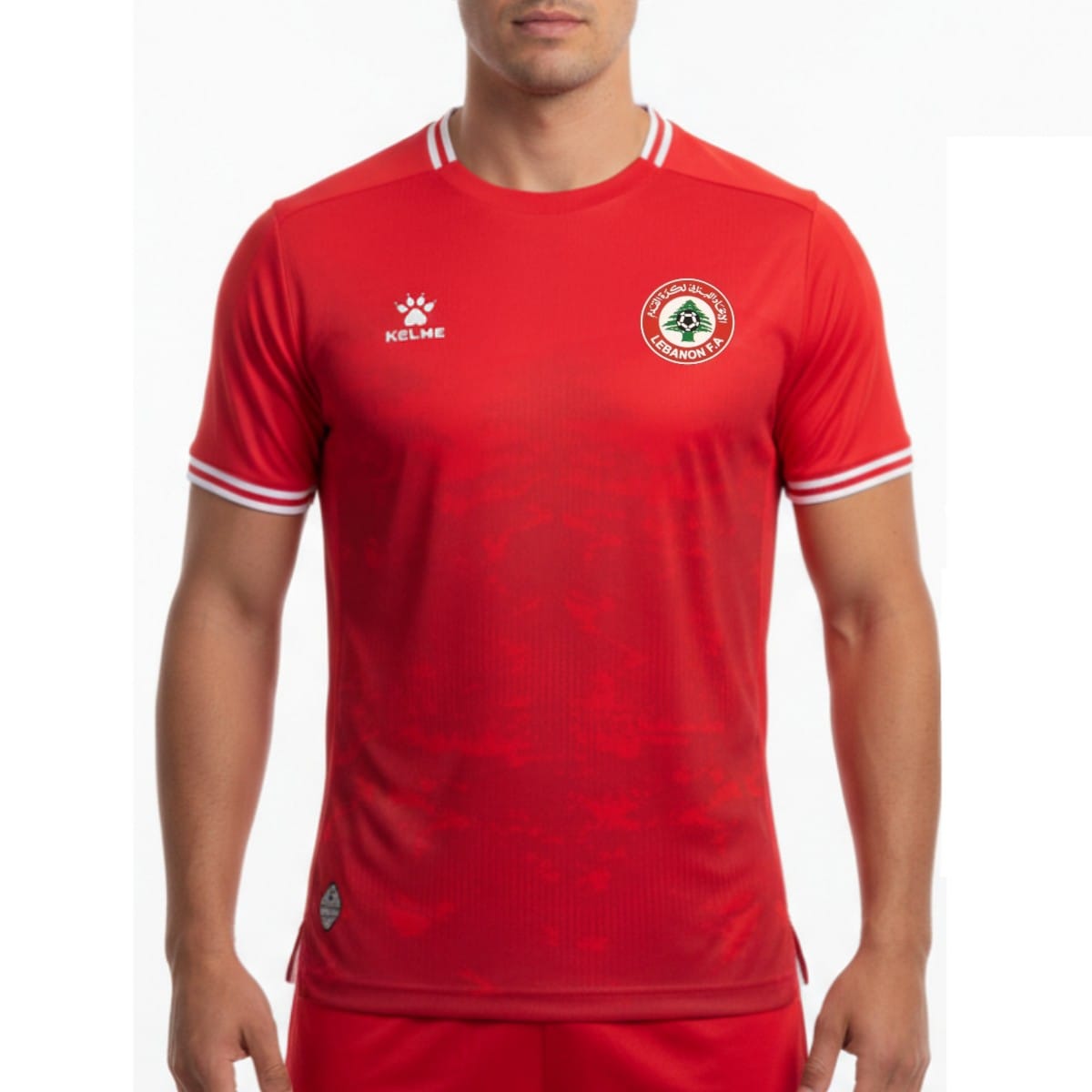 Lebanon national team Home soccer jersey 2025/26 - Kelme ...
