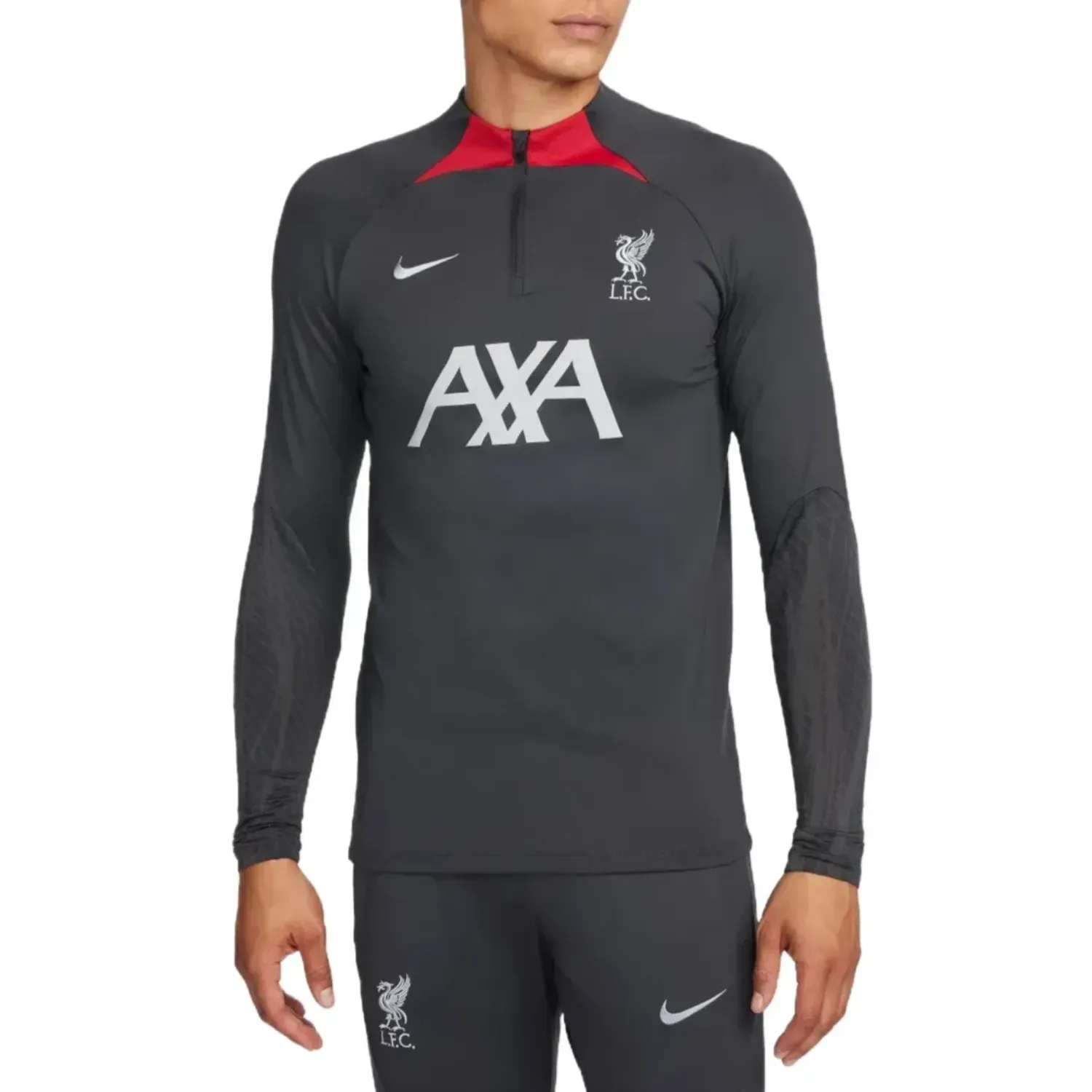 Liverpool FC dark grey training technical tracksuit 2024 - Nike ...