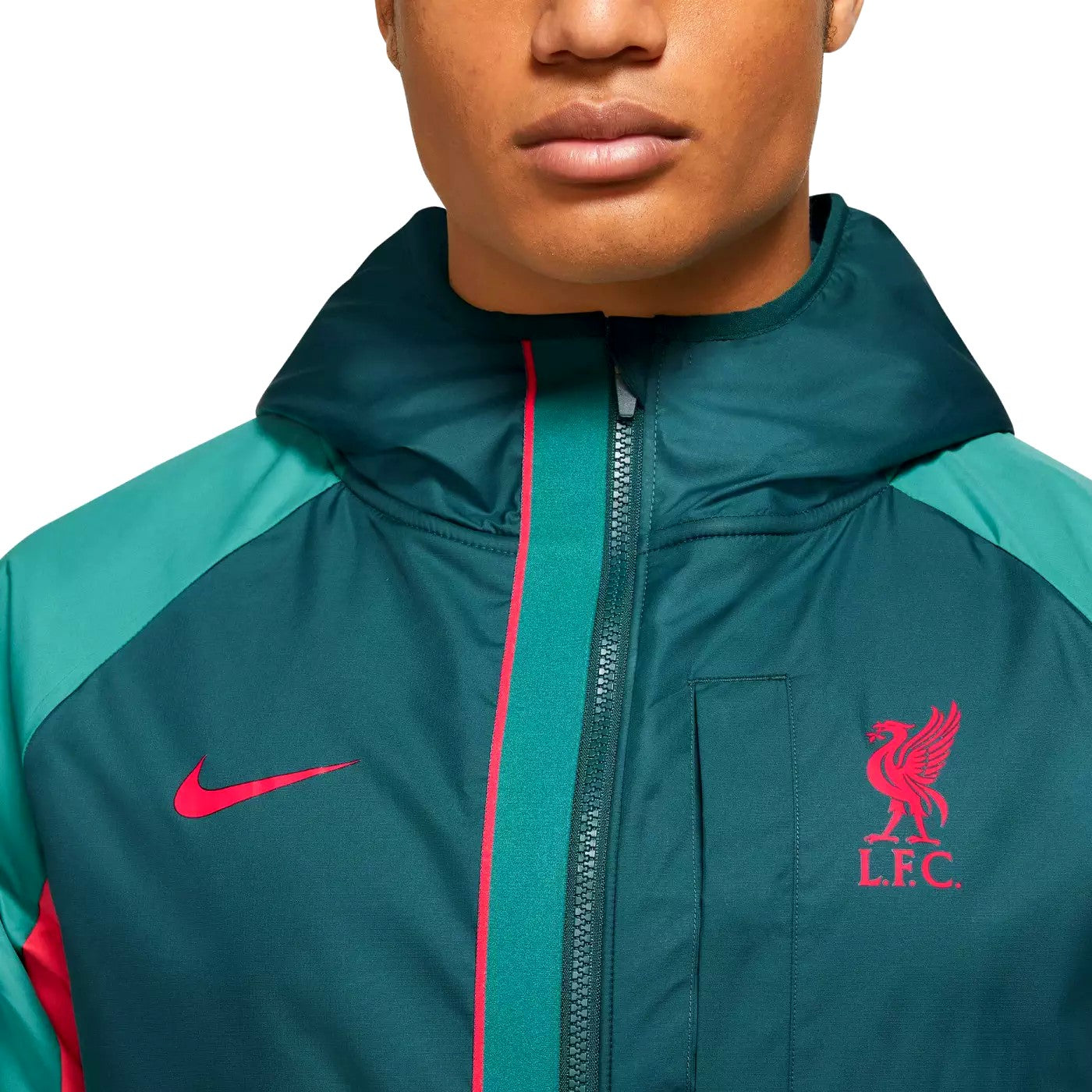 Liverpool FC All Weather fleece Soccer jacket 2023 - Nike ...