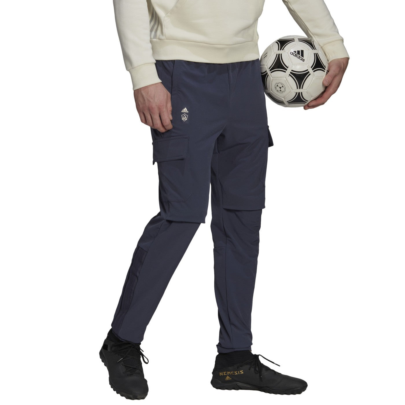 LA Galaxy casual Travel hooded presentation tracksuit 2022 - Adidas ...