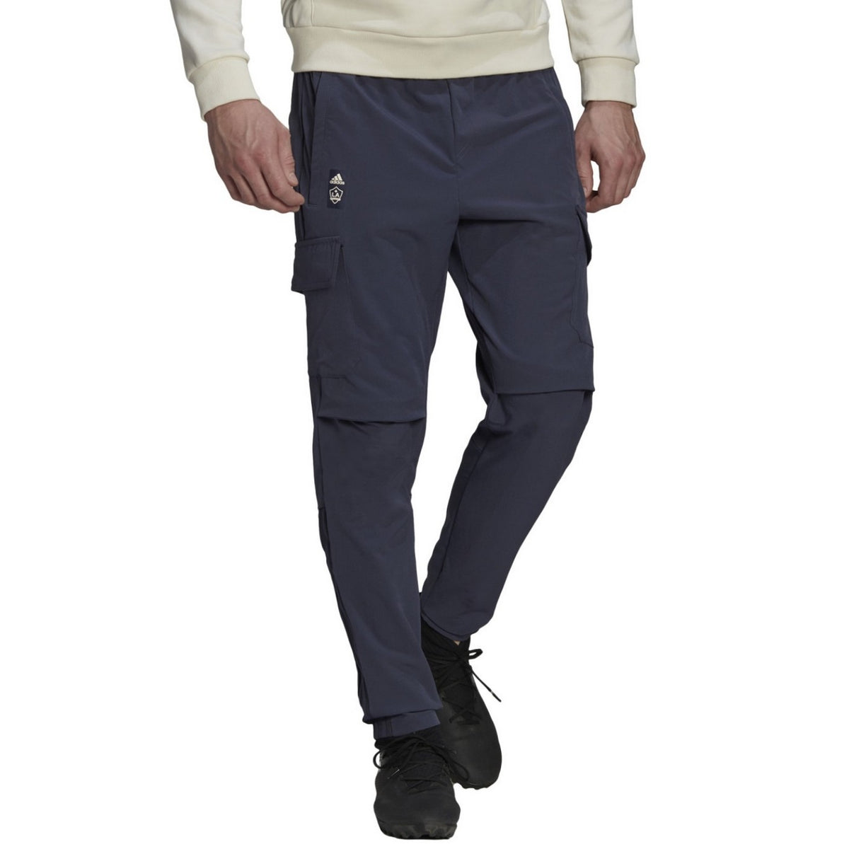 LA Galaxy casual Travel hooded presentation tracksuit 2022 - Adidas ...