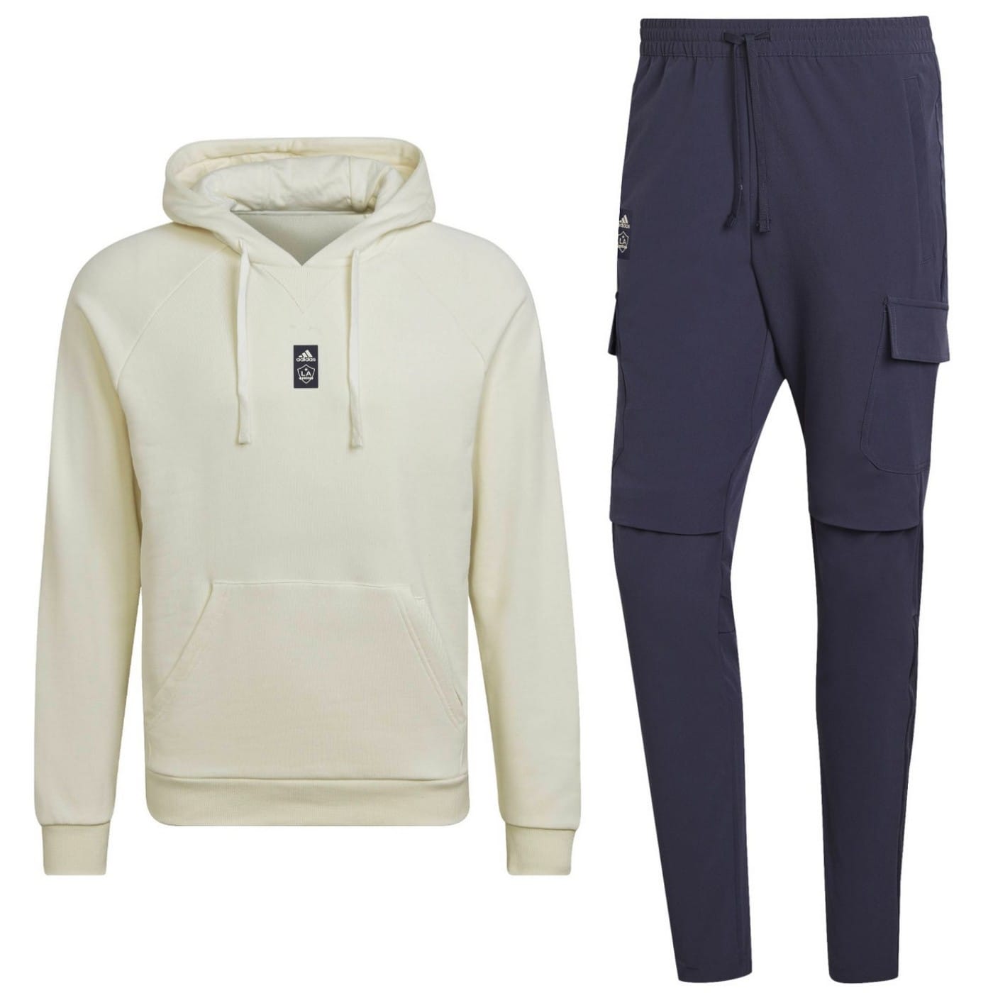 LA Galaxy casual Travel hooded presentation tracksuit 2022 - Adidas ...