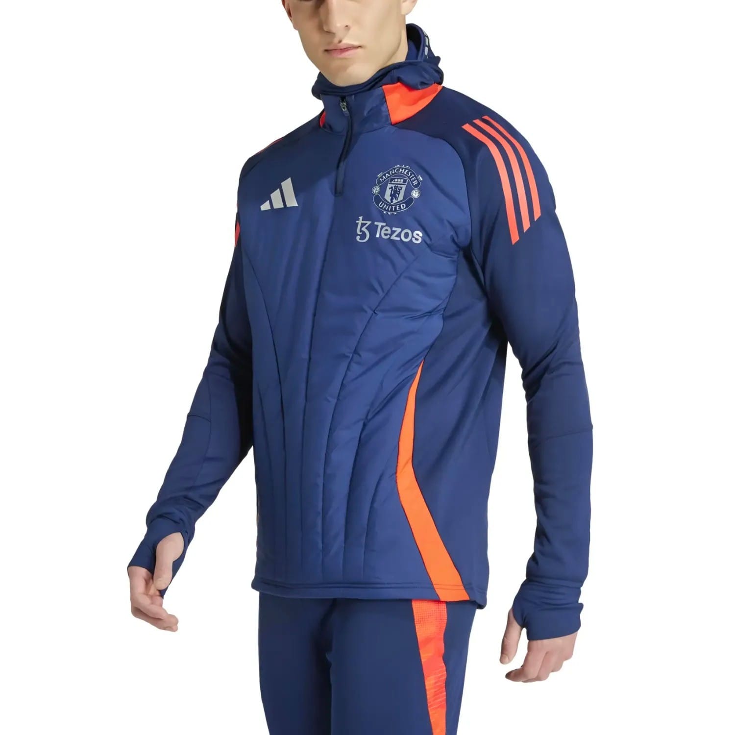 Manchester United navy Winter training technical tracksuit 2024/25 ...