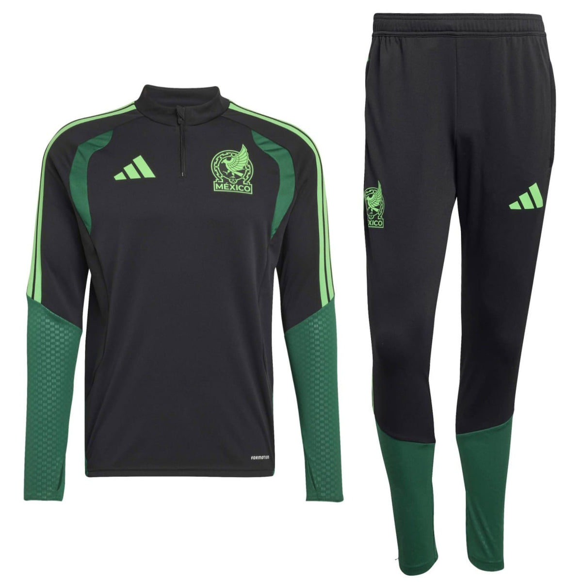 Mexico black training technical Soccer tracksuit 2026/27 - Adidas ...