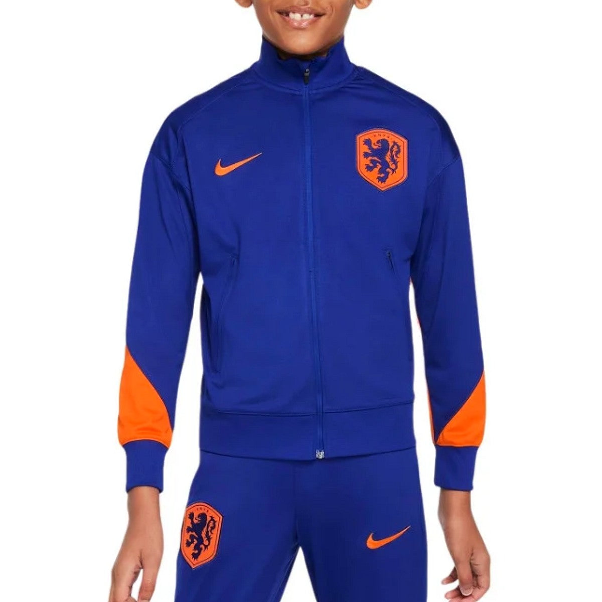 Kids - Netherlands training presentation soccer tracksuit 2024/25 ...