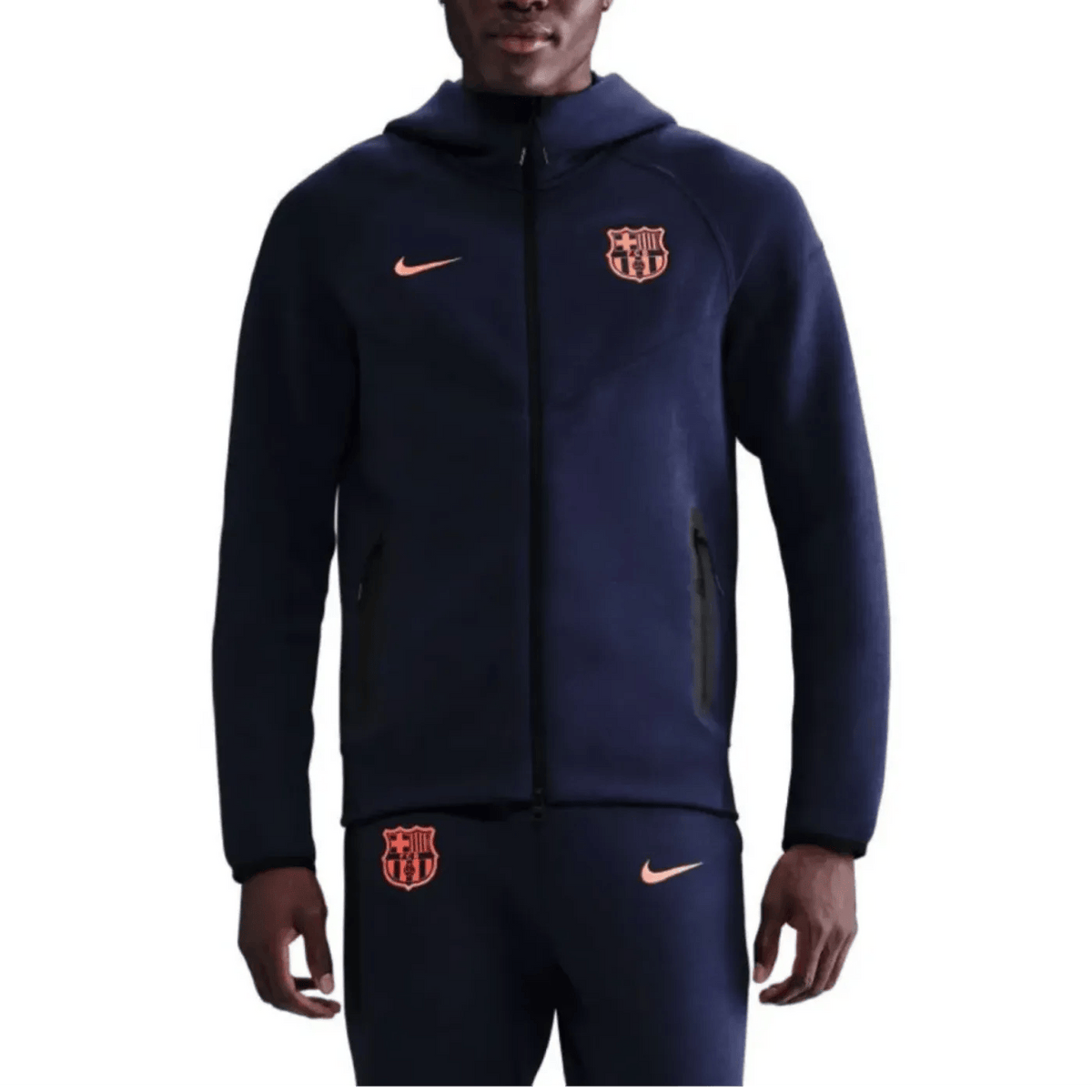 FC Barcelona UCL Tech Fleece presentation tracksuit 2025/26 - Nike ...