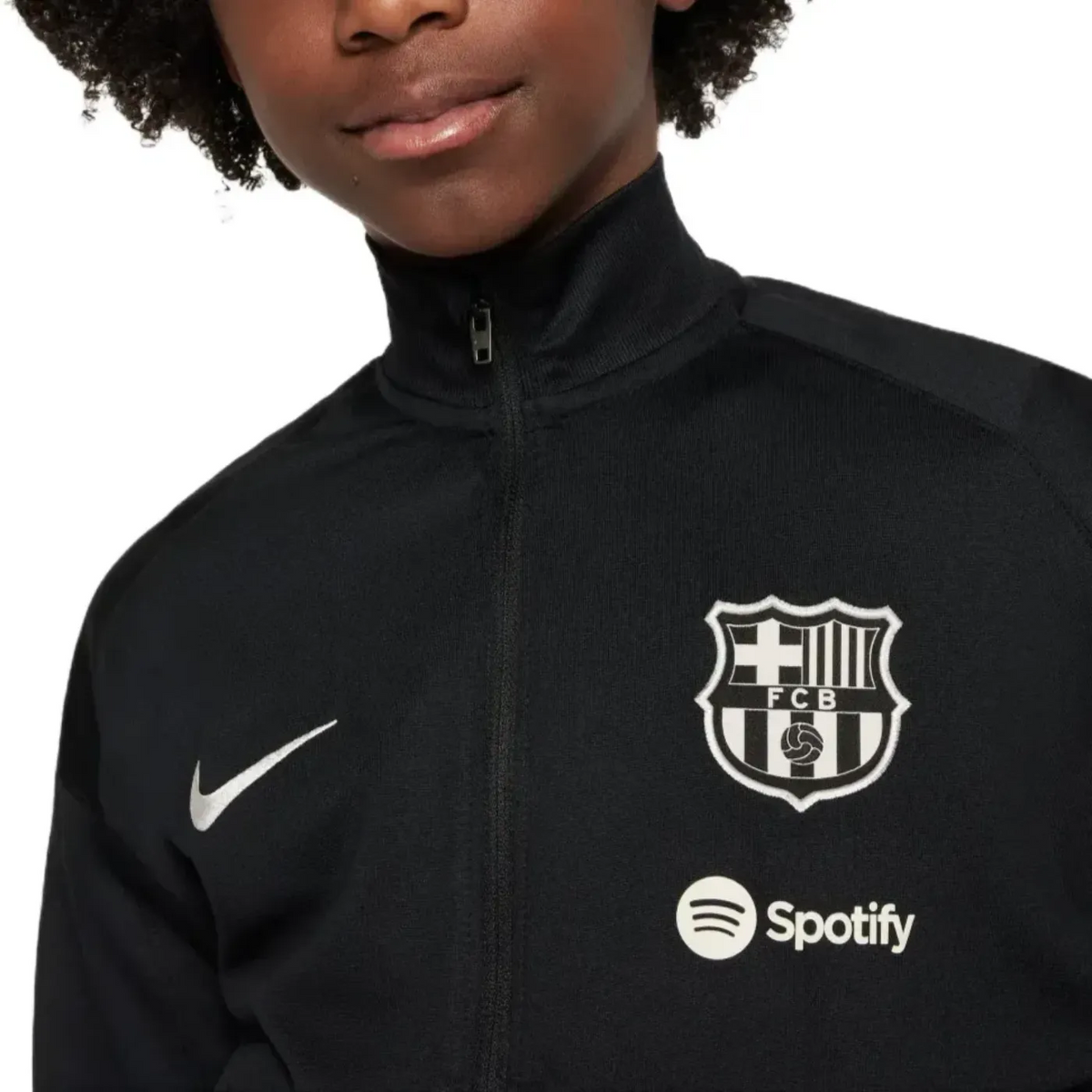 Kids - FC Barcelona black presentation Soccer tracksuit 2024/25 - Nike ...