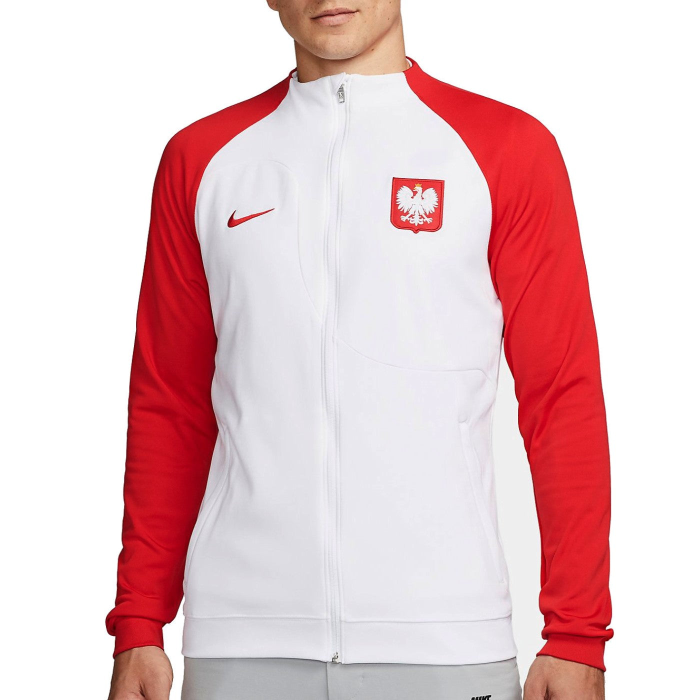 Poland pre-match presentation Soccer jacket 2022/23 white/red - Nike ...