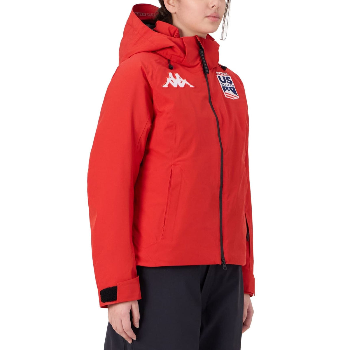 Women's US Ski Team waterproof padded jacket Winter Olympics 2026 Red ...