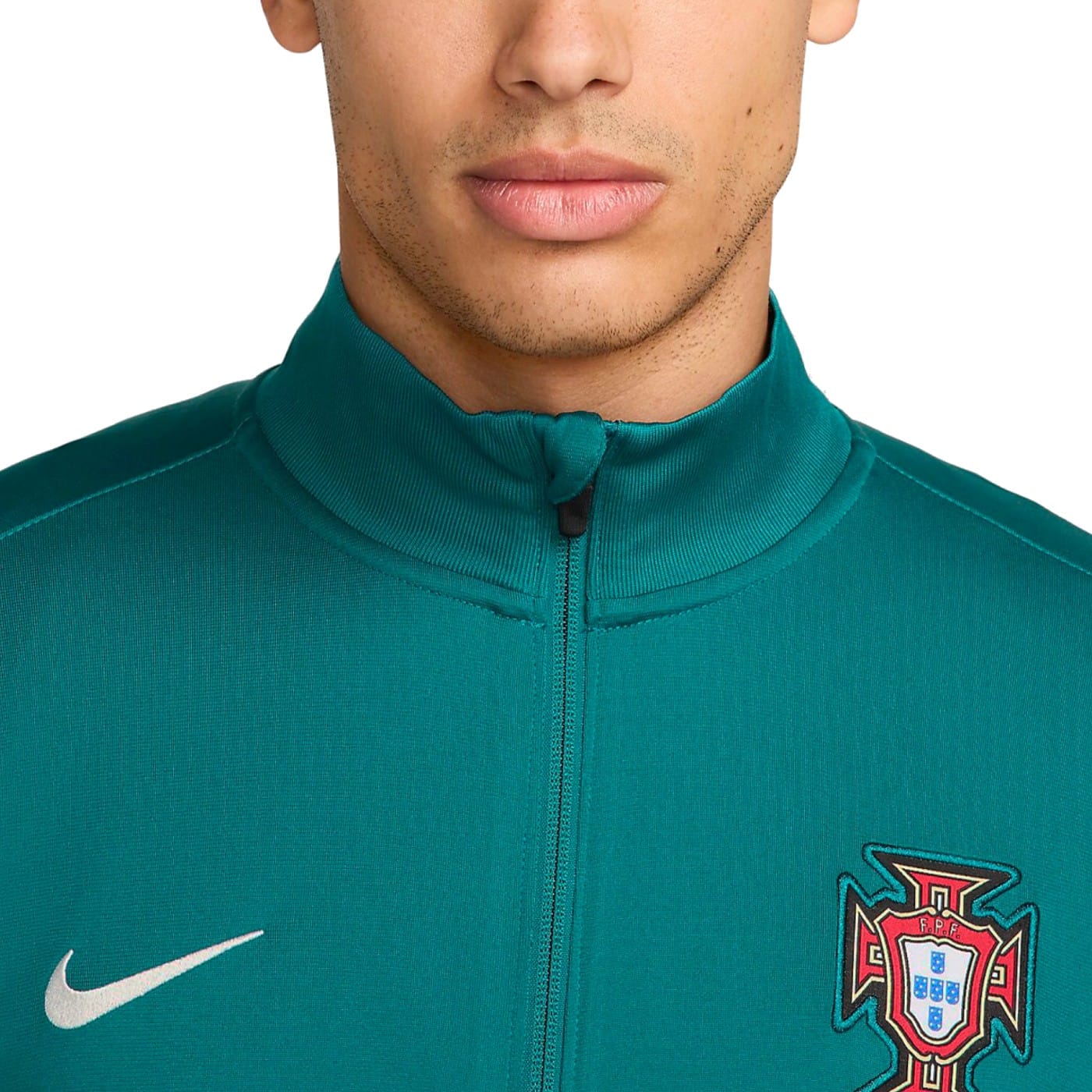 Portugal training presentation Soccer tracksuit 2024/25 green - Nike ...