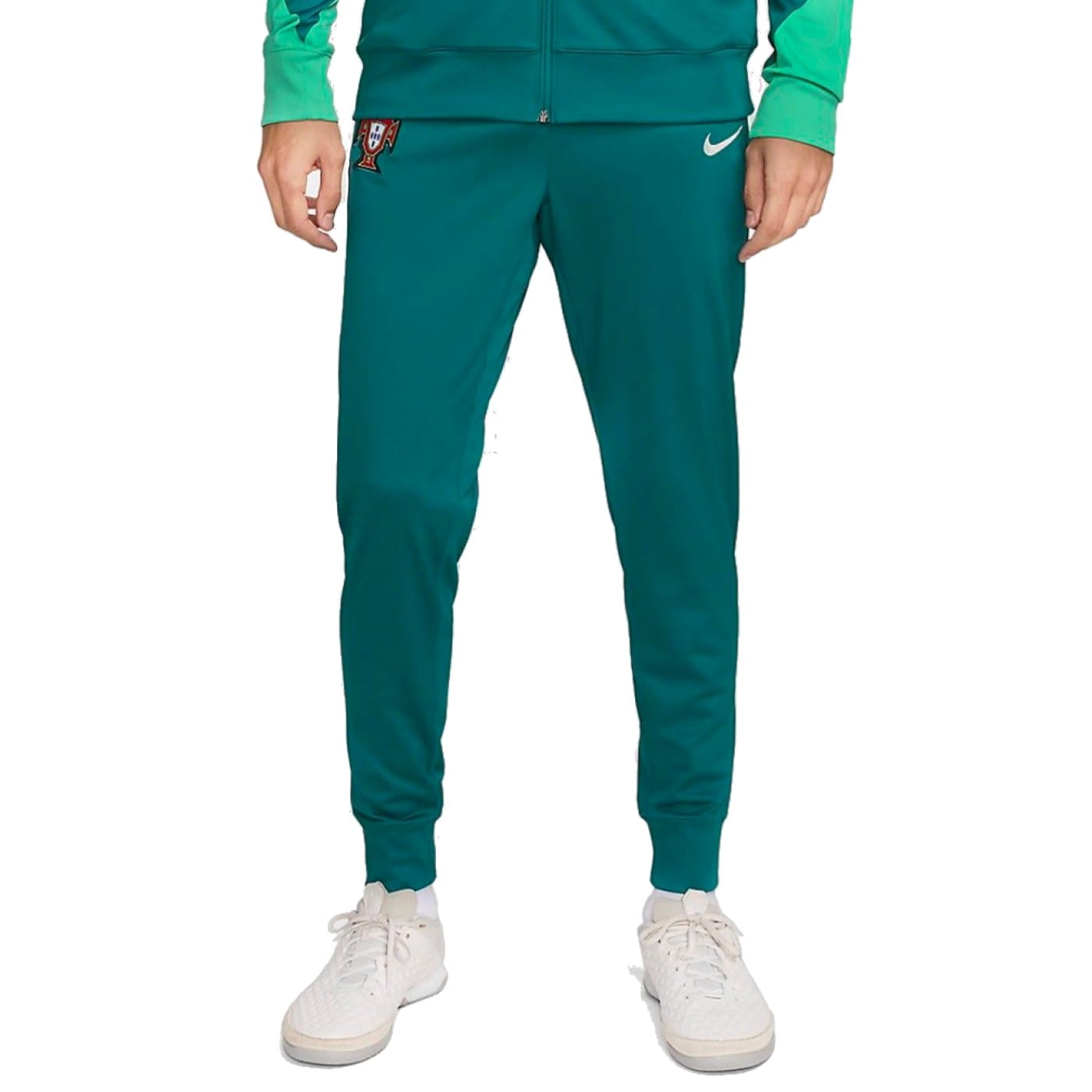 Portugal training presentation Soccer tracksuit 2024/25 green - Nike ...