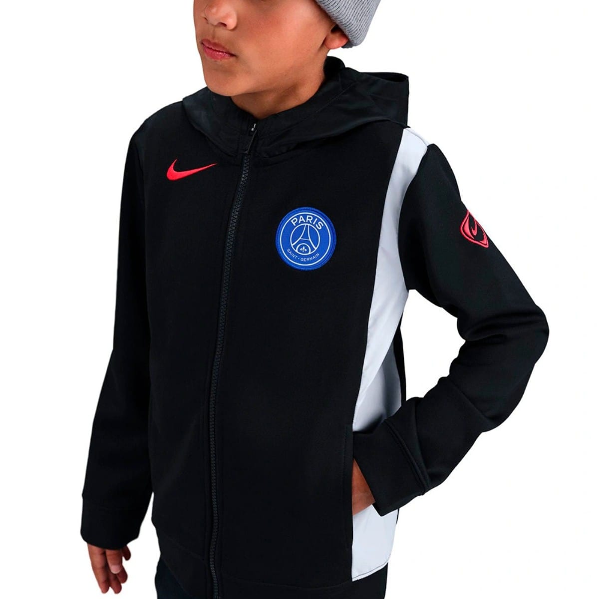 Kids - PSG UCL black casual presentation tracksuit 2025/26 - Nike ...