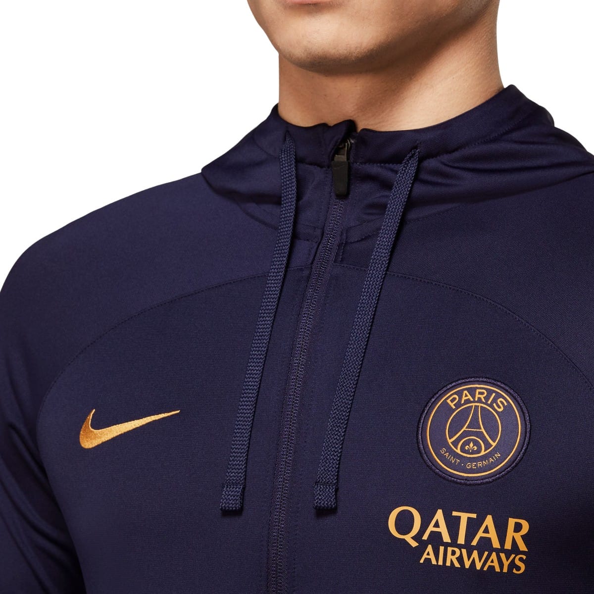 PSG navy hooded training presentation tracksuit 2023/24 - Nike ...
