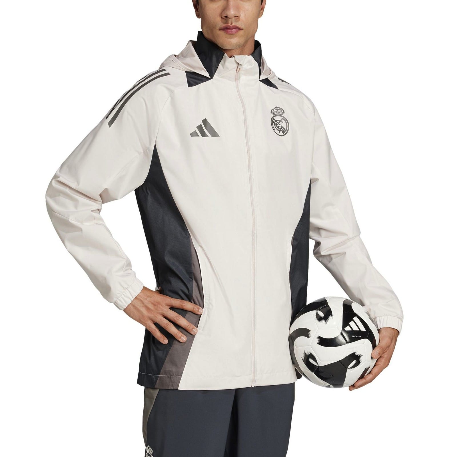 レアル・マドリード UCL サッカートレーニングレインジャケット 2024/25 - アディダス – SoccerTracksuits.com