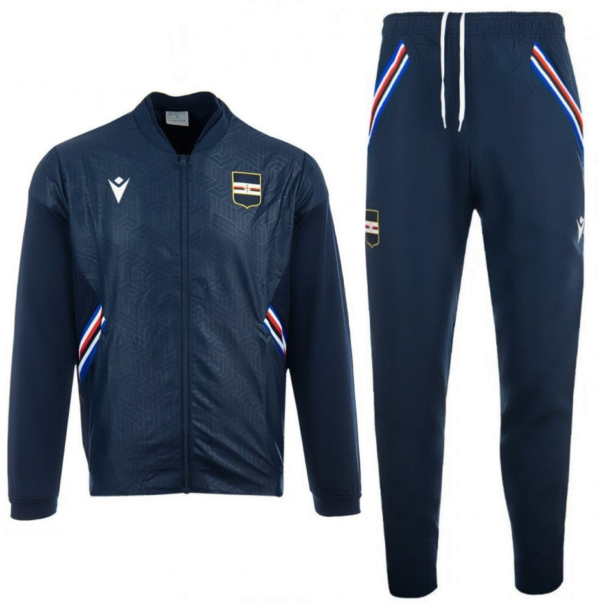 UC Sampdoria training presentation soccer tracksuit 2022/23 - Macron ...