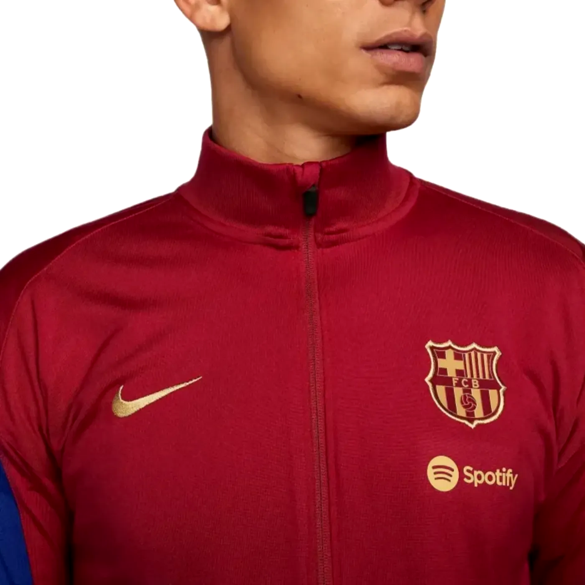 FC Barcelona red/blue training presentation soccer tracksuit 2024 ...