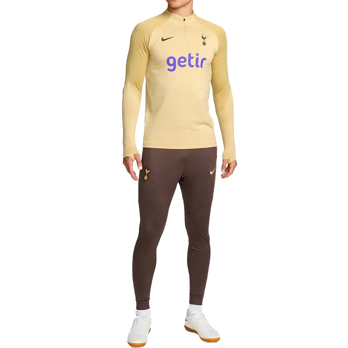 Tottenham Hotspur gold/maroon training technical tracksuit 2023/24 ...