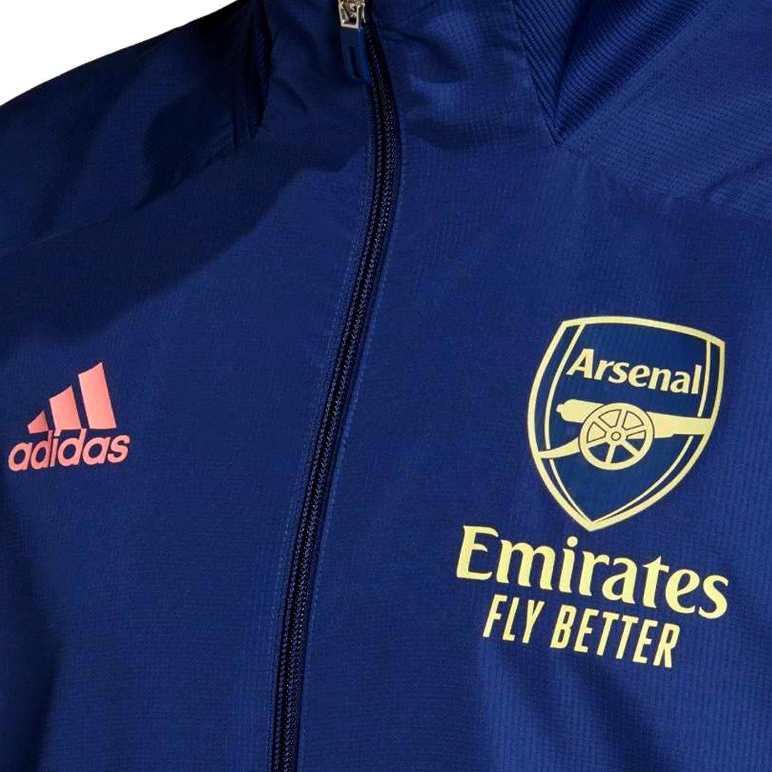 Arsenal navy presentation Soccer tracksuit 2020/21 - Adidas ...