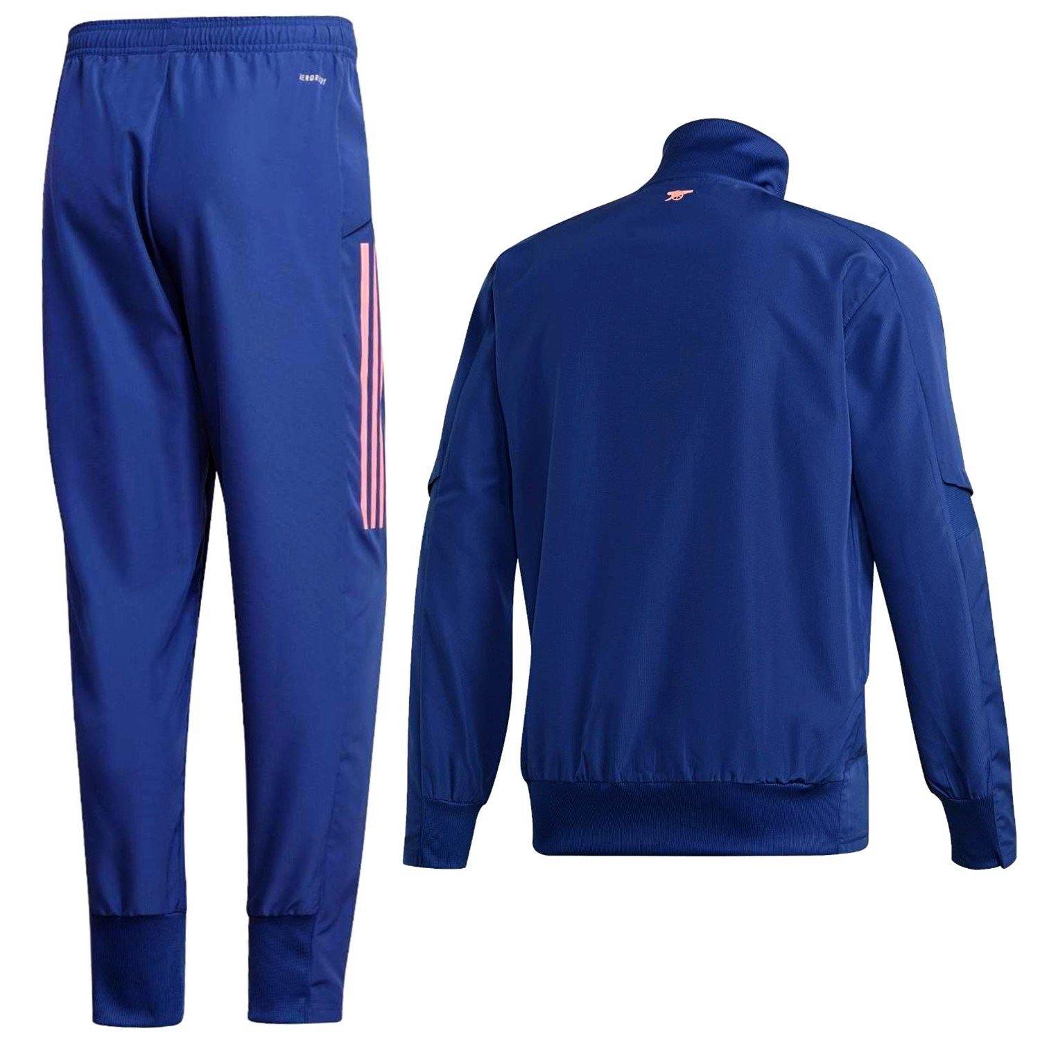 Arsenal navy presentation Soccer tracksuit 2020/21 - Adidas ...