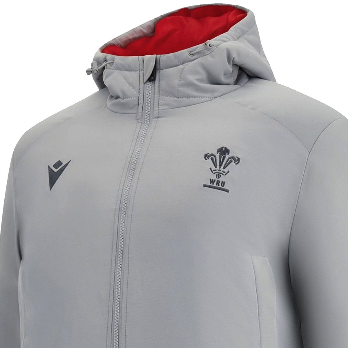 Wales Rugby long bench padded jacket 2022/23 - Macron ...