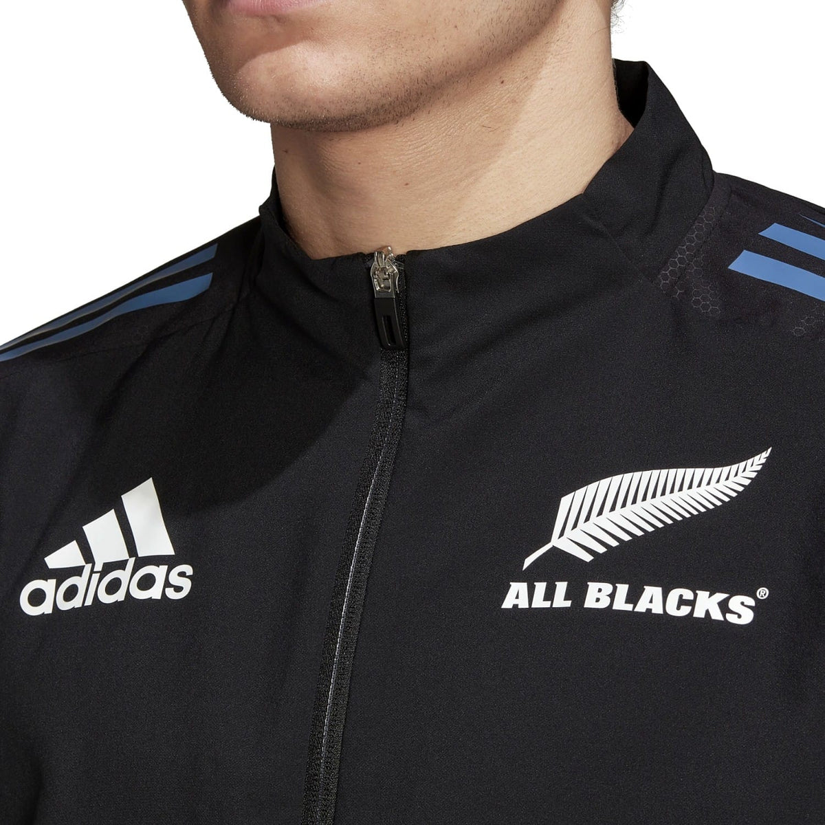 All Blacks black training presentation jacket 2022/23 - Adidas ...