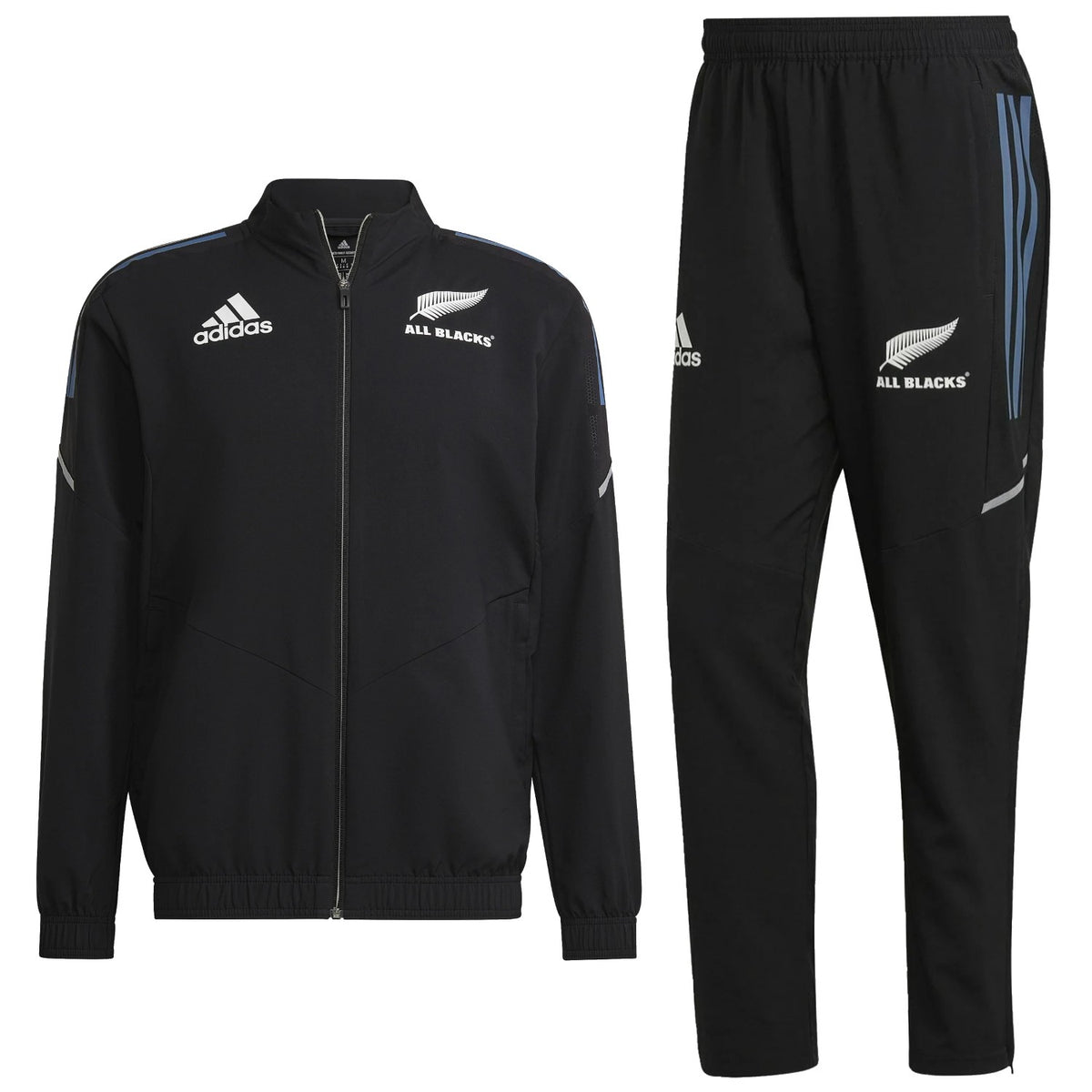 All Blacks black training presentation tracksuit 2022/23 - Adidas ...