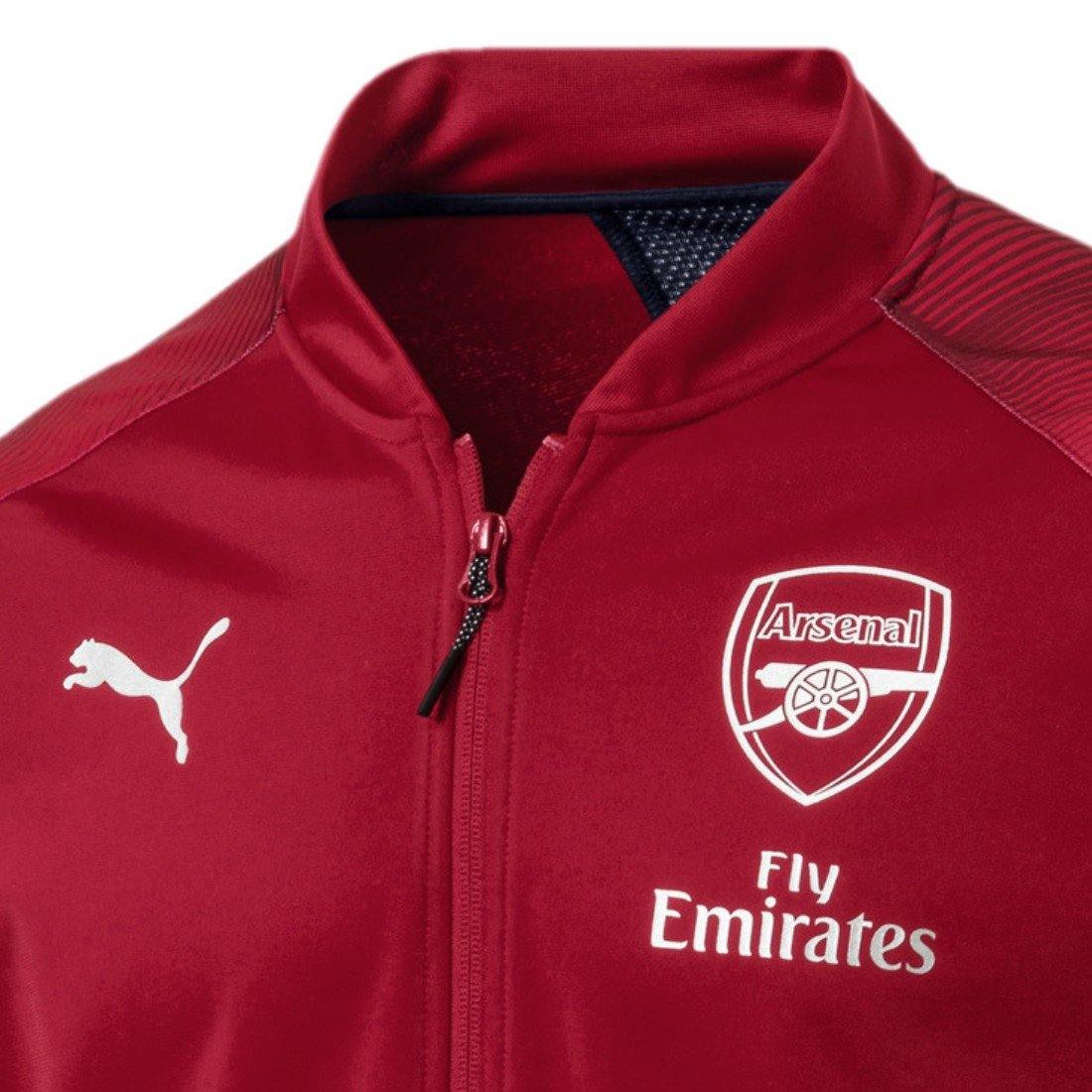 Arsenal soccer red/navy Pro presentation tracksuit 2019 - Puma ...