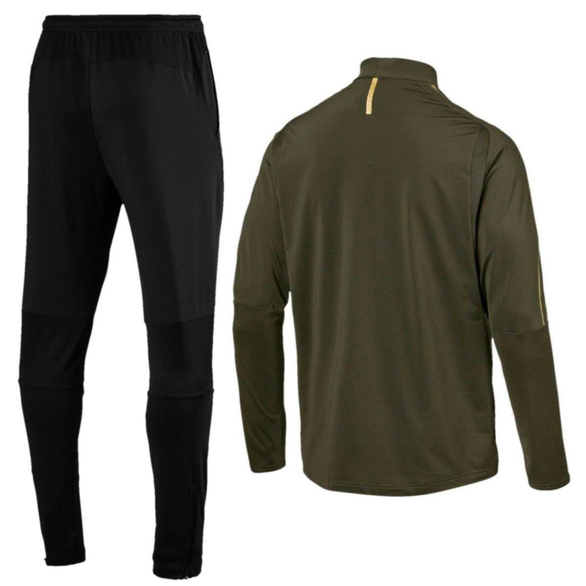 Arsenal FC green training technical soccer tracksuit 2018/19 - Puma ...